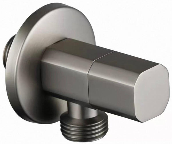 Octagon Angle Valve (Gunmetal Grey) AV01-GMG – BathHauz